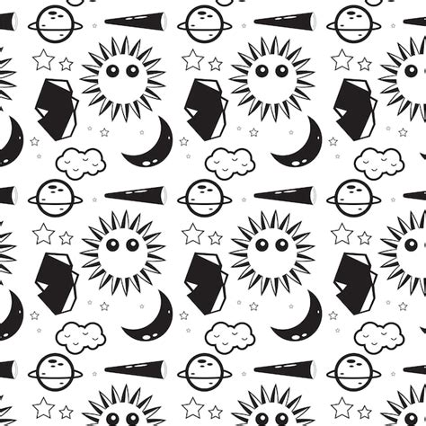 Premium Vector Space Pattern Vector
