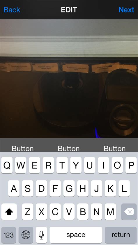 Objective C How To Make Ios Keyboard Compact Like Yikyak Or Vine Stack Overflow