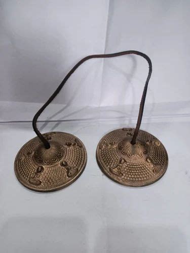 560g Brass Brown Manjira At ₹ 450 Piece Moradabad Id 2855299003362