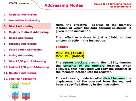 8086 Microprocessor Powerpoint Pptx
