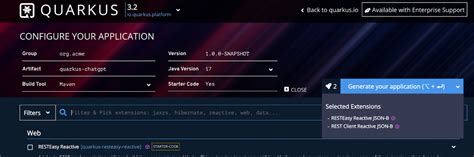 Access The Openai Chatgpt Api In Quarkus Red Hat Developer