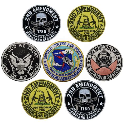 Usa 2nd Amendment 1789 In God We Trust Tactical Embroidery Patch No