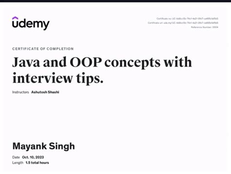 completed java and oop course mayank singh posted on the topic linkedin