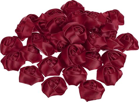 Patikil Rosas De Cinta De Satén De 1 6 Pulgadas Paquete De
