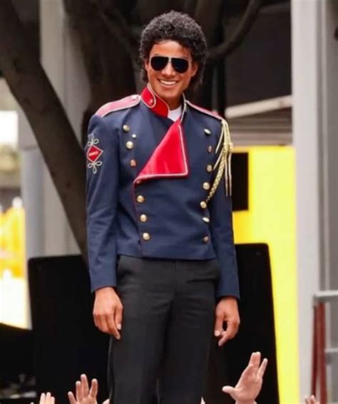 Michael 2026 Jaafar Jackson Blue Jacket