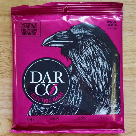 Darco Electric Bass Strings Lights Matts Guitars