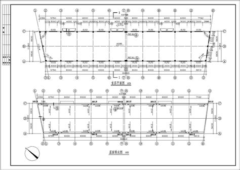 某地三角形钢屋架钢管柱结构施工图 桁架结构 土木在线