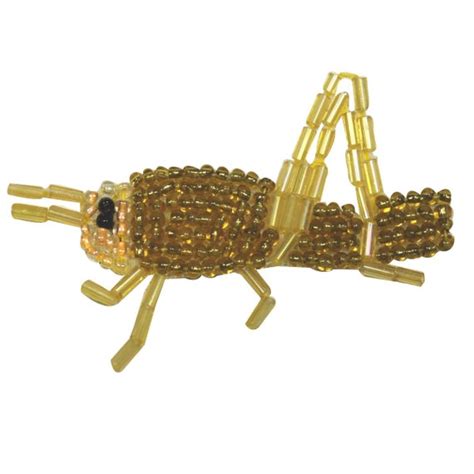 Id 8945 Garden Grasshopper Patch Cricket Insect Bug Beaded Etsy