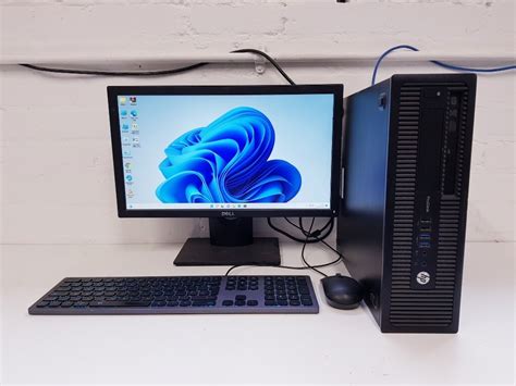 Complete Hp Pc Computer Windows 11 Intel Core I3 4130 16gb Ram And 500gb