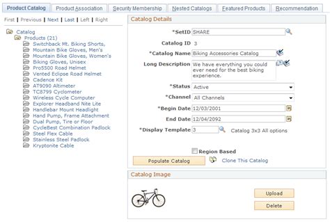 Defining Catalog Content And Permissions