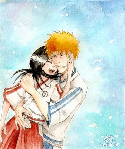Ichigo And Rukia Hug