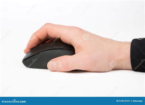 Computer Mouse In Move On White Stock Image Image Of Digital Computer