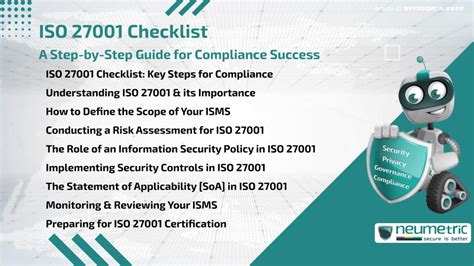 Iso 27001 Checklist A Step By Step Guide For Compliance Success