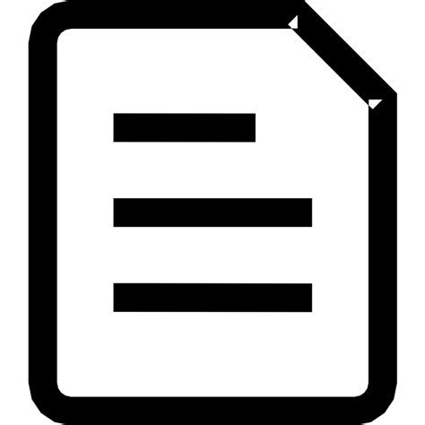 Text Document Vector Svg Icon Svg Repo