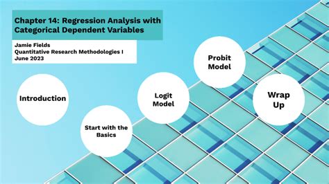 Chapter 14 Regression Analysis With Categorical Dependent Variables By