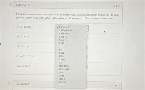 Solved Match The Correct Answer Which Is Correct In Chegg