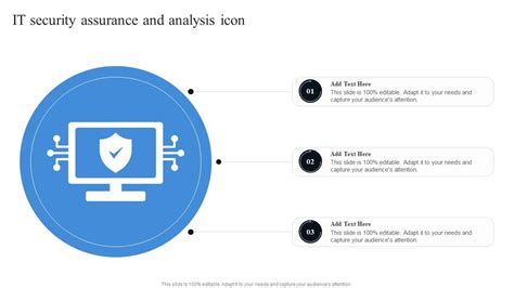 It Security Assurance And Analysis Icon Ppt Slide