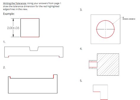 Solved Tolerance Ranges Using The Tolerance Type Reference Chegg