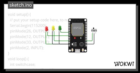 Trafficlight Wokwi Esp32 Stm32 Arduino Simulator