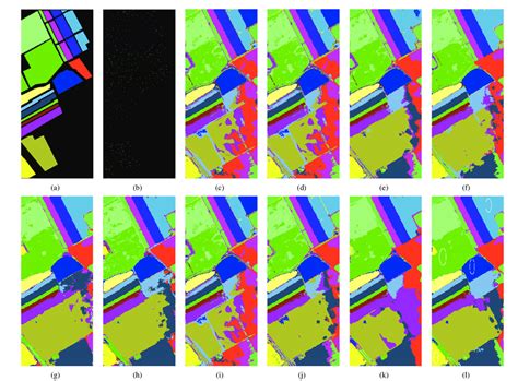 Classification Maps For Different Methods Based On Knn For The Salinas