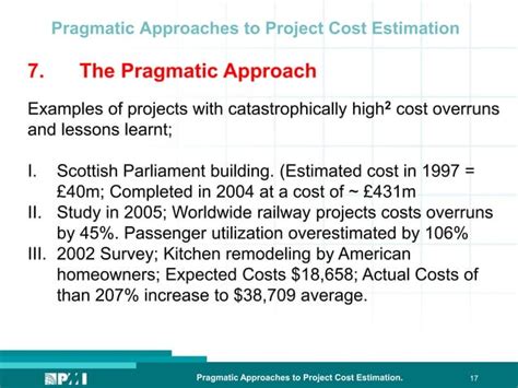 Pragmatic Approaches To Project Costs Estimation Pdf Business Business And Finance