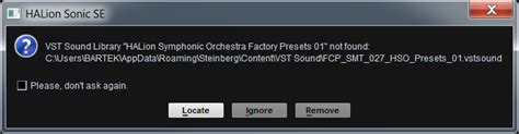 VST Sound Library Not Found Virtual Instruments Steinberg Forums