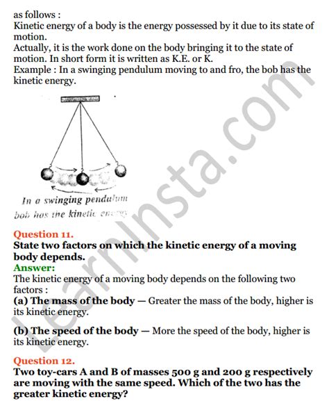 Selina Concise Physics Class 7 ICSE Solutions Chapter 3 Energy