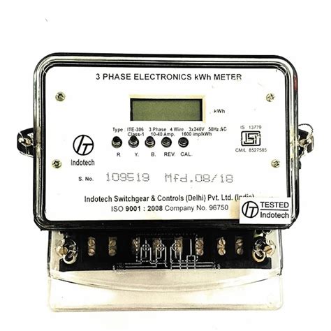 10a Basic Three Phase Static Energy Meter At ₹ 2250piece In Guwahati