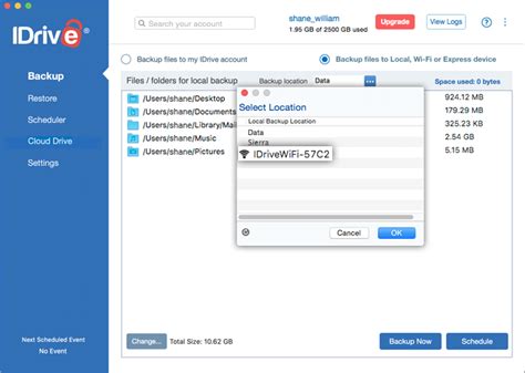 Faqs On Local Backup Using Idrive® Application