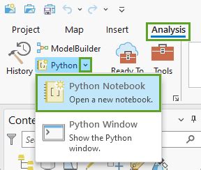 Prise En Main Des Notebooks Dans ArcGIS Pro Documentation