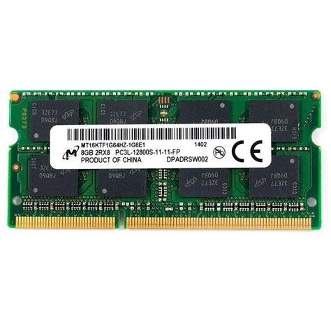 رم لپ تاپ میکرون Micron Ddr3l 8gb 1600mhz Pc3l 12800