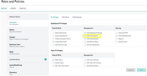 Managing User Permissions Rbac Sisense For Cloud Data Teams