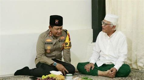 Pilkada 2024, Kapolda Jateng Minta Restu Ulama di Rembang, Gus Mus, Gus Baha, Gus Ubab, Gus Zaim ...