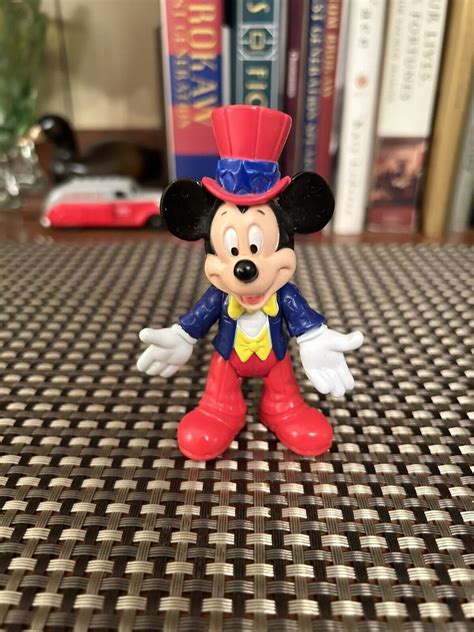 Mickey Mouse Walt Disney Top Hat Tux Usa Pvc Poseable Figure Tall For Sale Justdisney