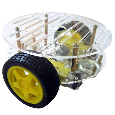 Smart Car Round Chassis 2wd With Encoder Disks Maker Store PTY LTD