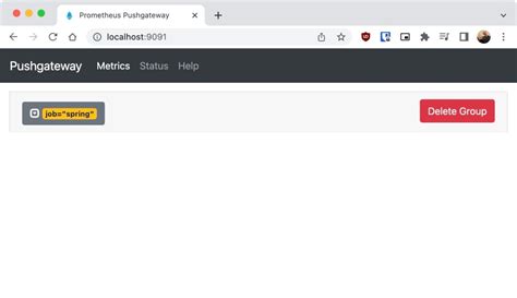 Spring Boot Push Micrometer Metrics To Prometheus Pushgateway The