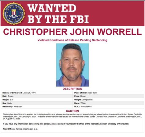 Florida Proud Boy Christopher Worrell Sentenced To 10 Years In Prison