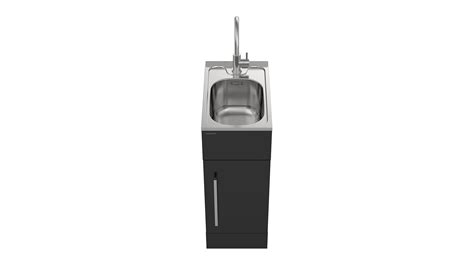 Robinhood 16l Supertub Slim Laundry Tub With Tap Black Series 4