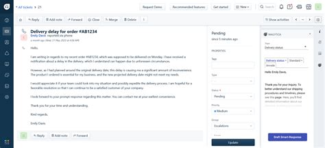 Freshdesk Integration Mailytica