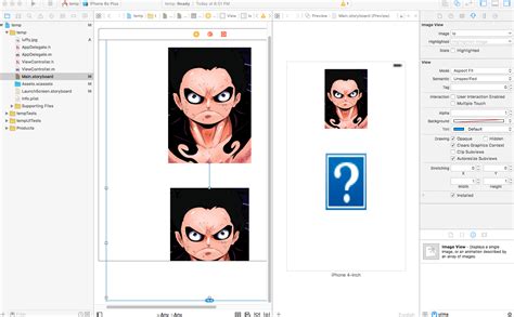 Ios Preview In Xcode Not Showing Images From Assets Library Stack Overflow