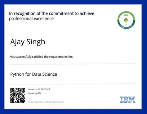 Thanks To Ibm Cognitive Class For Data Science Ajay Singh Posted On