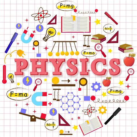 Premium Vector Vector Hand Drawing Physics Education Doodle Icon Idea Set