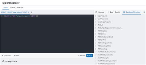 Export Explorer Mydatahelps™ Designer Help Center