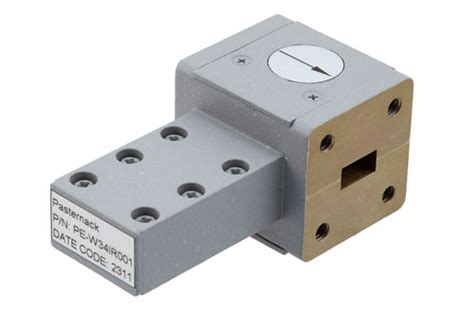 Wr 34 Waveguide Isolator From 21 7 Ghz To 33 Ghz 18 Db Min Isolation Cover Flange Aluminum
