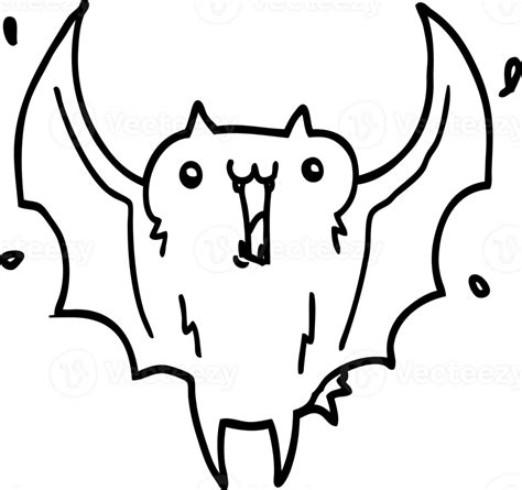 Cartoon Happy Vampire Bat Icon 40834491 Png