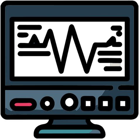 Premium Vector Pulse Icon Colored Outline