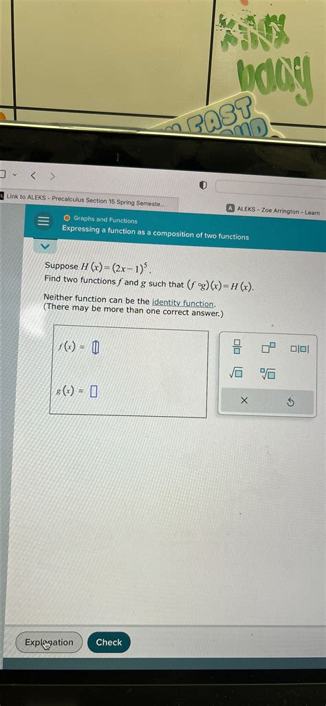 Solved Link To Aleks ﻿precalculus Section 15 ﻿spring