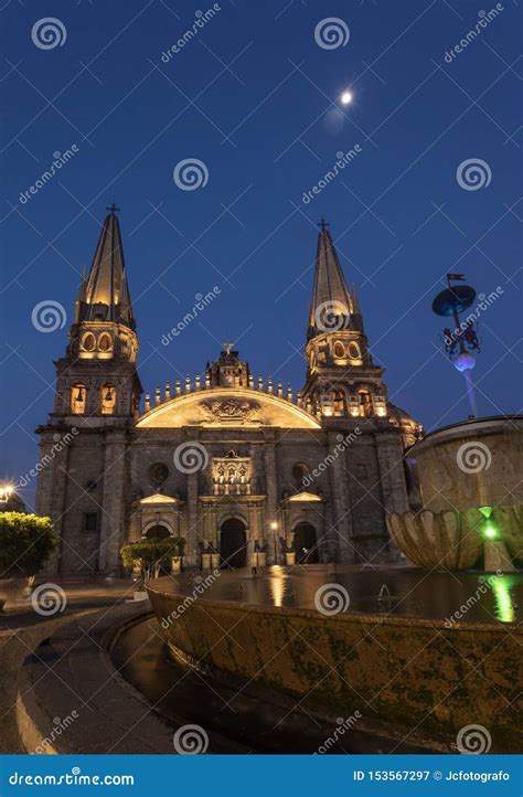 Guadalajara Cathedral Of The City Stock Image Image Of Architecture