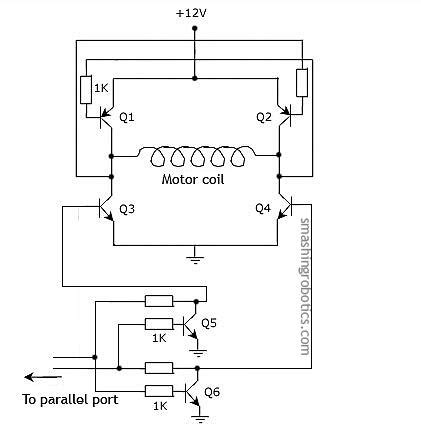Steppernews H Bridge Circuit Of Stepping Motor