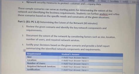 Solved Scenario 1 Small Office Network Extent You Are